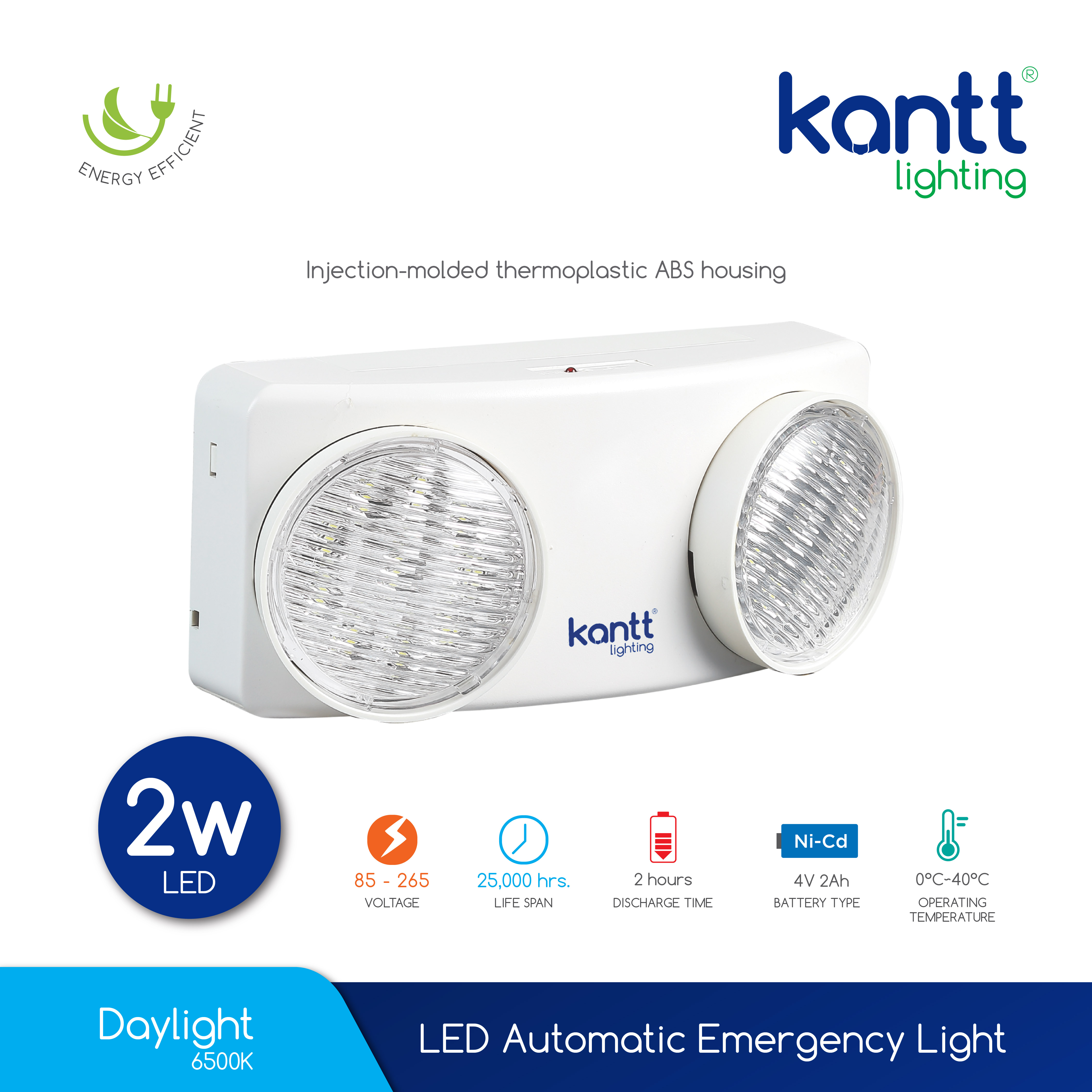 Kantt Lighting LED Automatic Emergency Light | Lazada PH