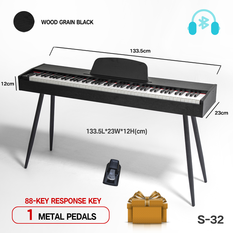 VOSS 88 Strength keys Digital Electric Piano 20W BUILT-IN Dual Speakers ...