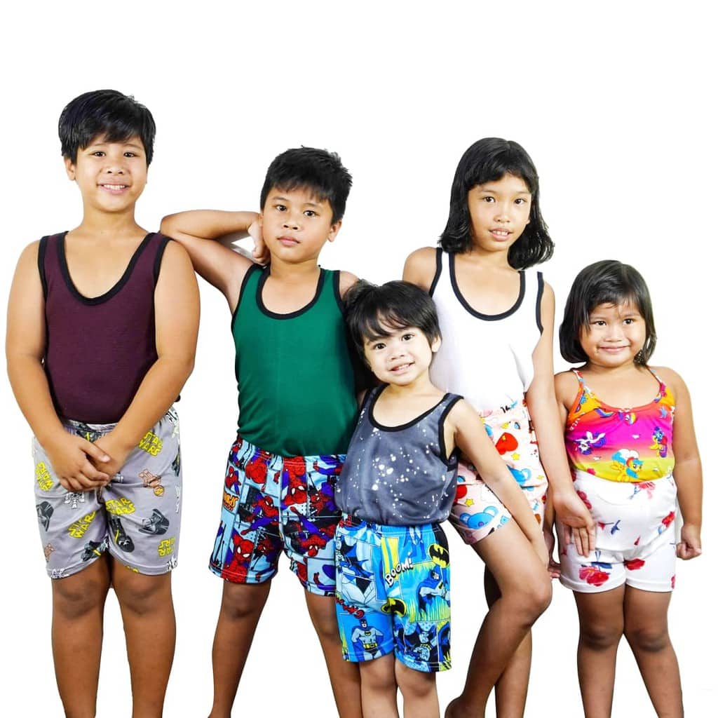 1-12 y/o Kids Unisex Boys Girls Singlet Damit Sando Pangbata Pambahay ...