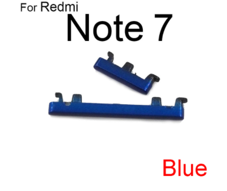 Volume Button + Power ON/OFF Buttton Key Set For Xaiomi Redmi Note 7 ...