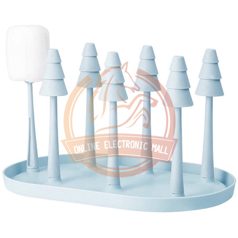BZ Forest Drain Cup Holder,Detachable 6 Cup Plastic Drying Rack with ...