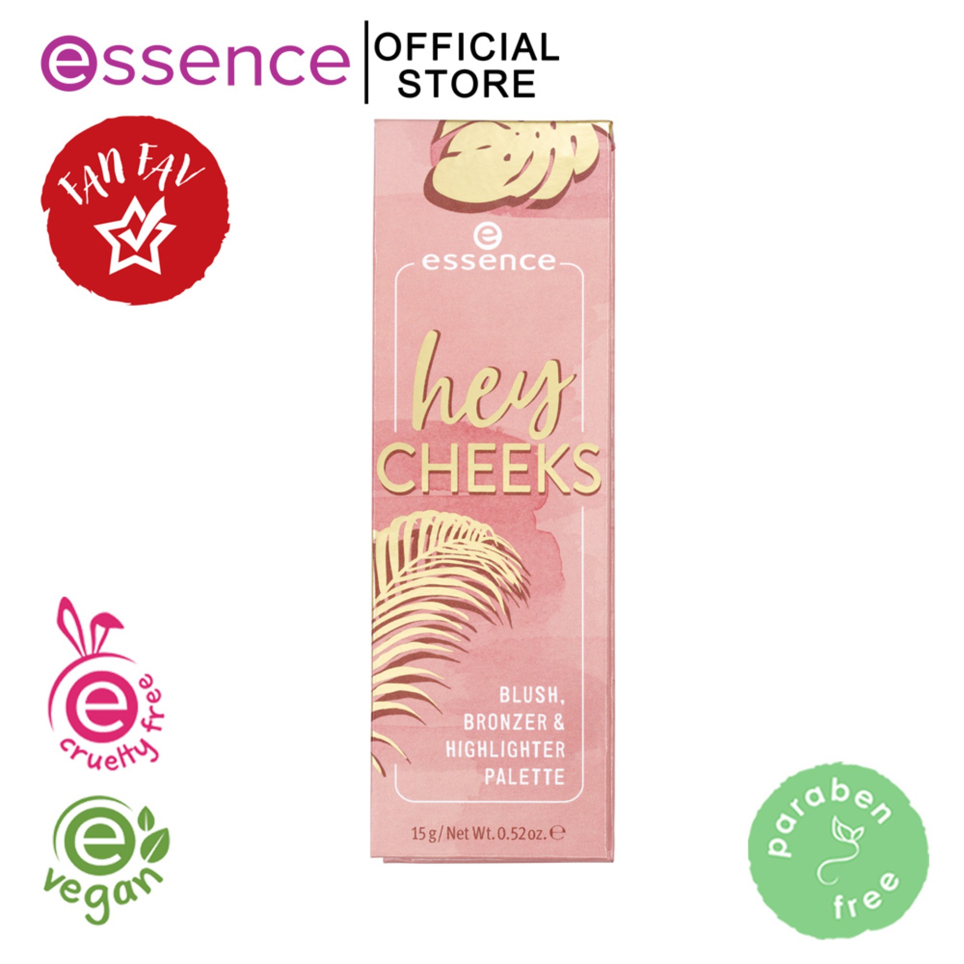 essence hey cheeks blush, bronzer & highlighter palette | Lazada PH