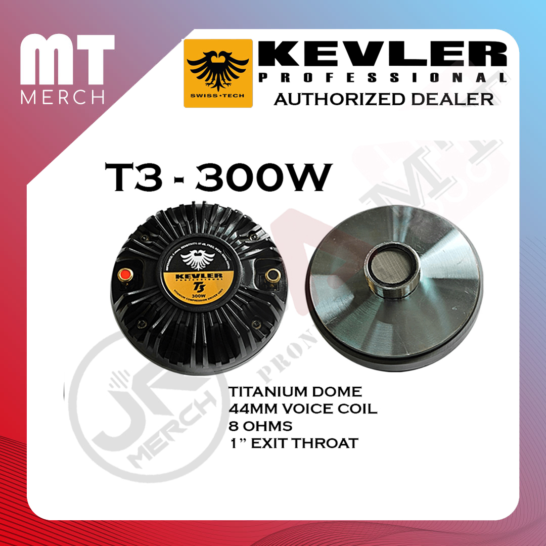 Kevler (T3) 300 watts Compression Driver Unit Tweeter | Lazada PH