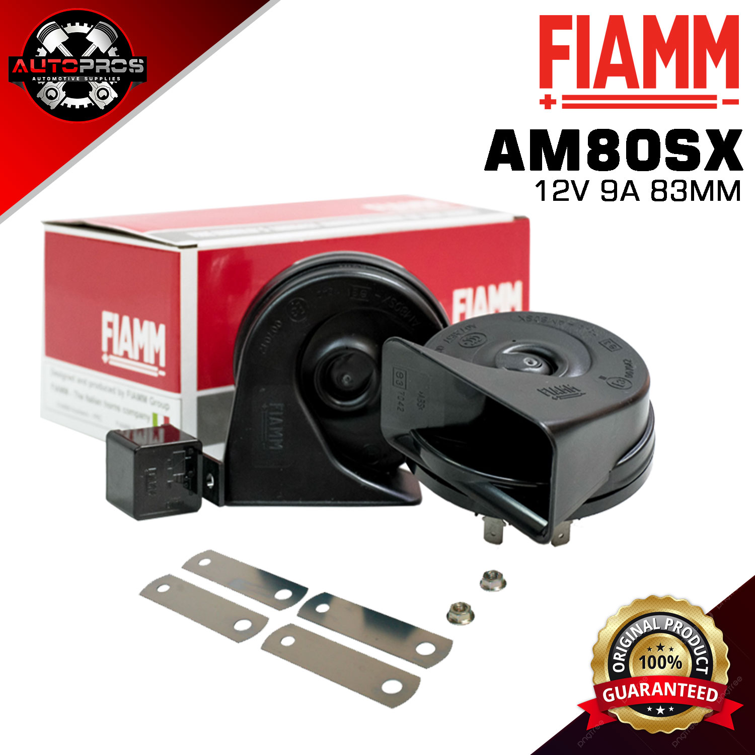 FIAMM AM80SX 2T Snail Horn Part FREE Relay | Lazada PH