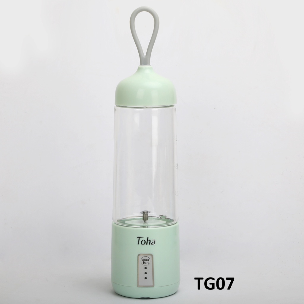 Toha Blender Electric Fruit Juicer Cup USB Rechargeable Portable 350ml ...