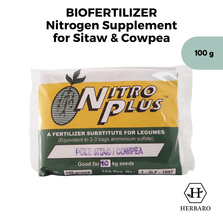 NITROPLUS Biofertilizer Nitrogen Supplement for Legumes (100 g/pack ...