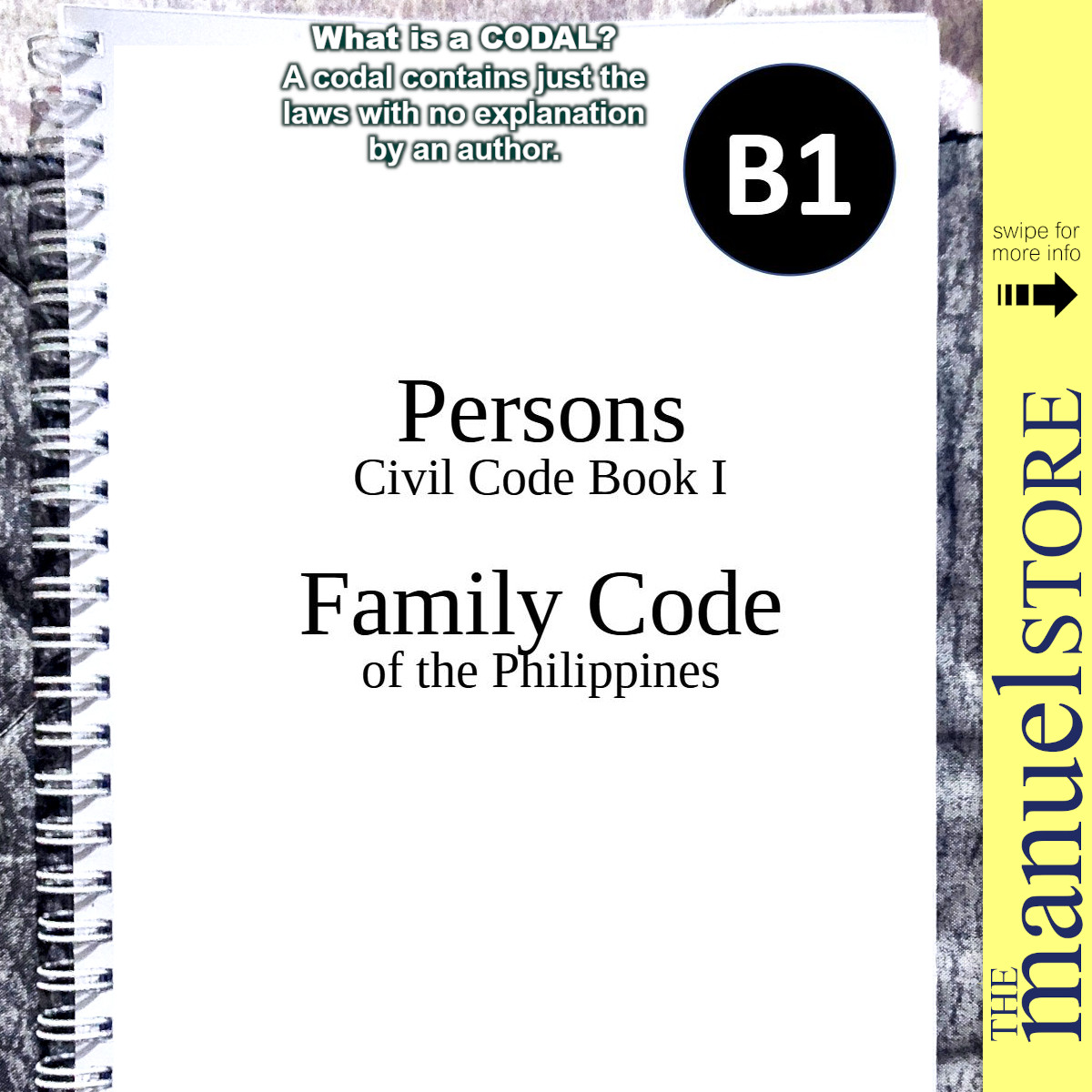 Codal Notebook (2023) - Persons, Family Code of the Philippines - Civil ...