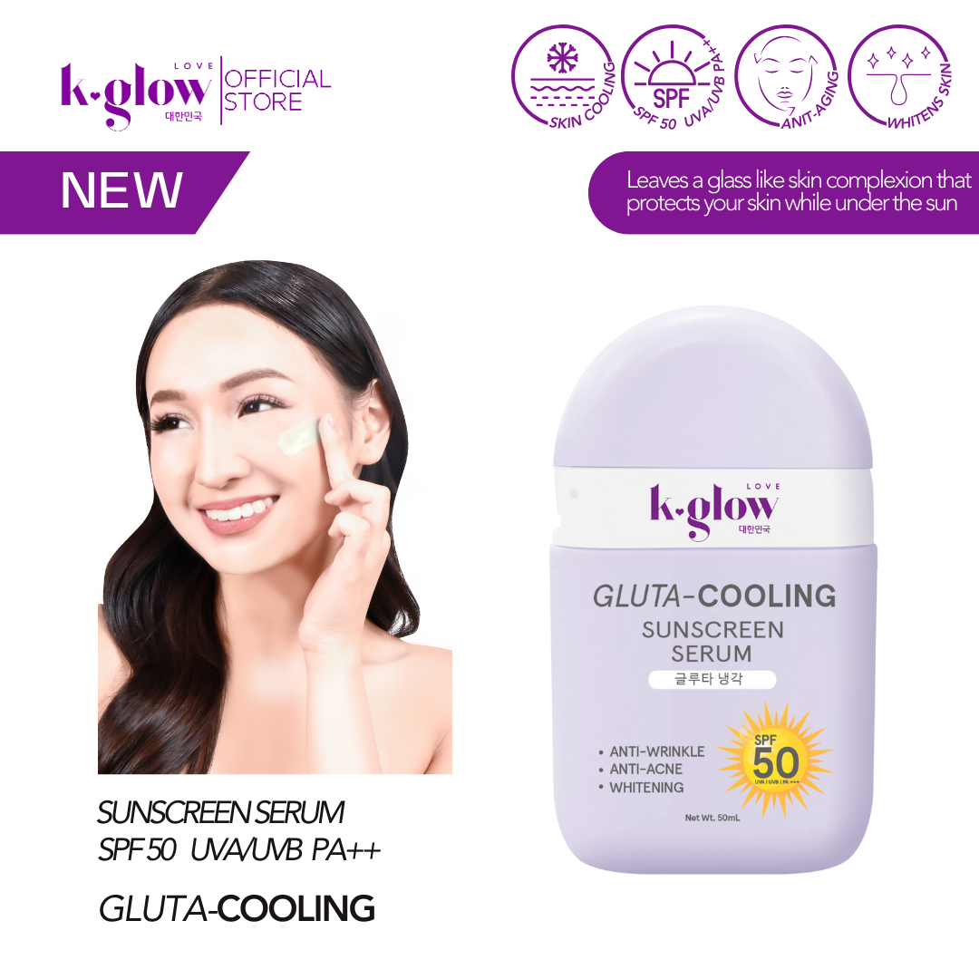Love K-Glow Gluta-Cooling Sunscreen Serum | Lazada PH