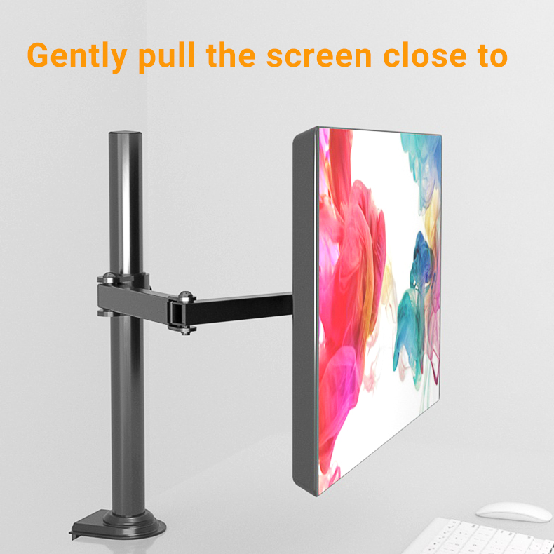 Mxtark Single Alloy Pc Monitor Arm Table Desk Clamp Mount Bracket Stand ...