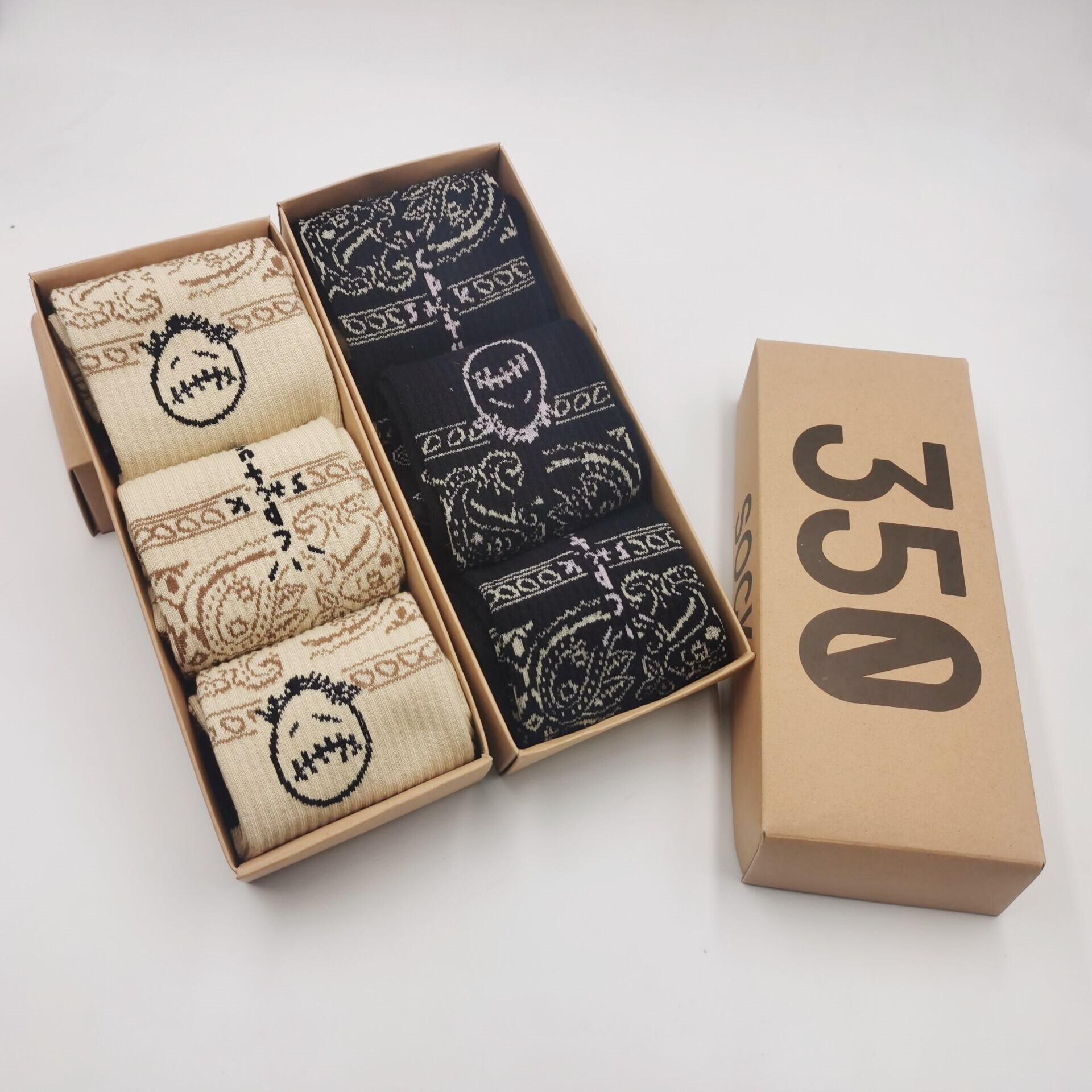 3 Pairs/Lot Crew Man Socks Cactus Jack Travis Scott Sneakers Socks ...