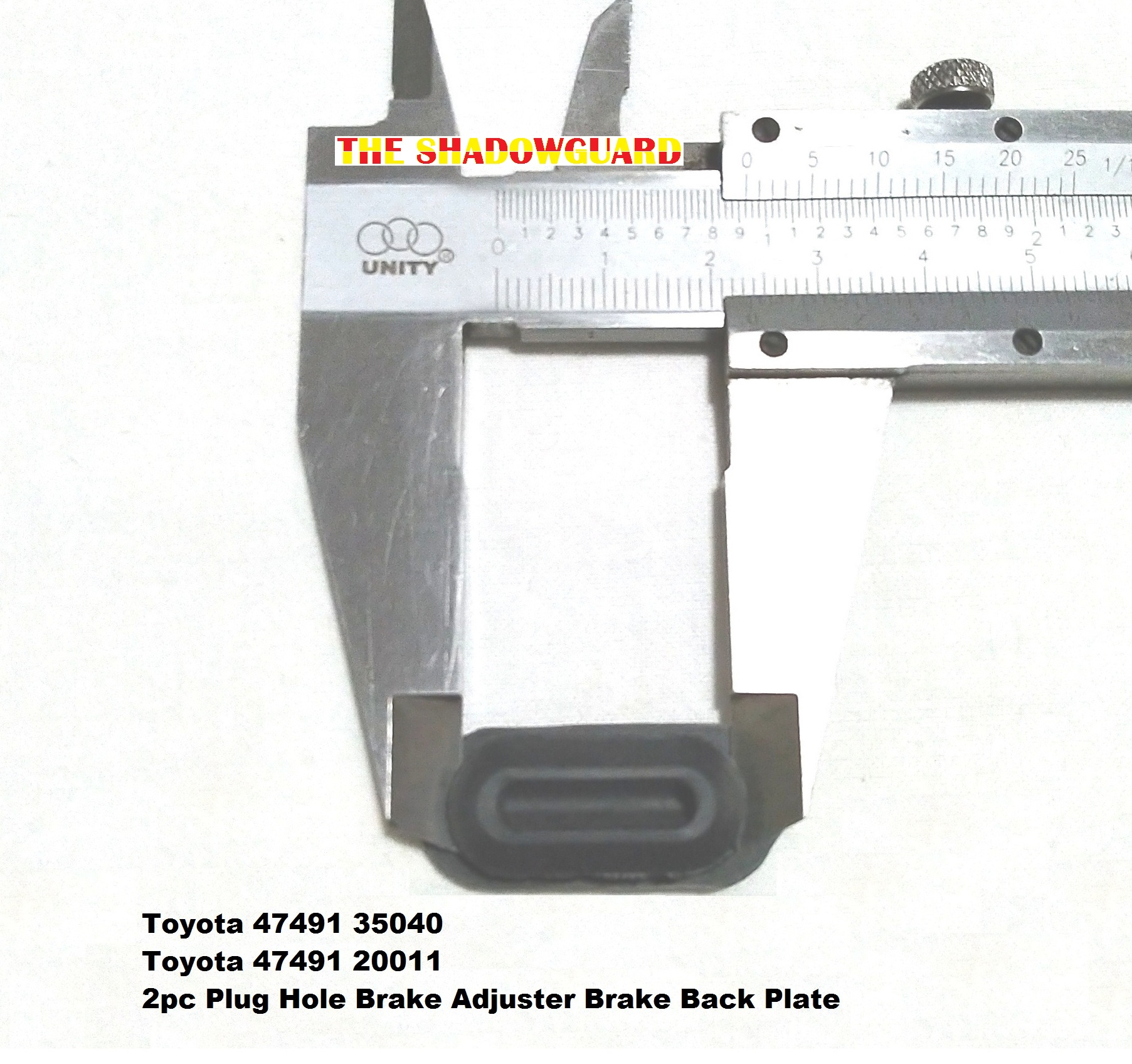 Toyota 47491 35040 Toyota 47491 20011 1pc Plug Hole Brake Adjuster ...