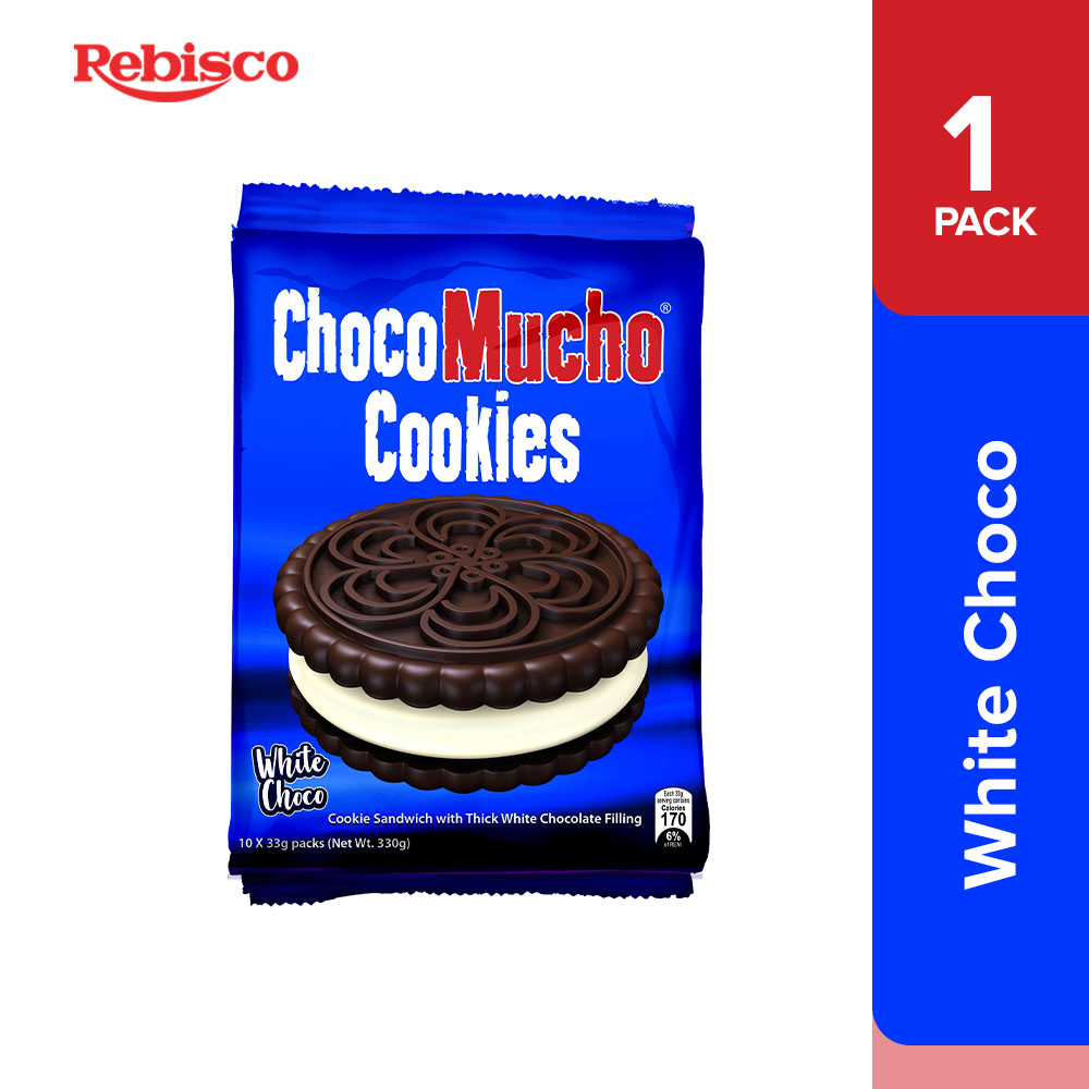 Choco Mucho Cookies White Choco 33g x 10pcs | Lazada PH