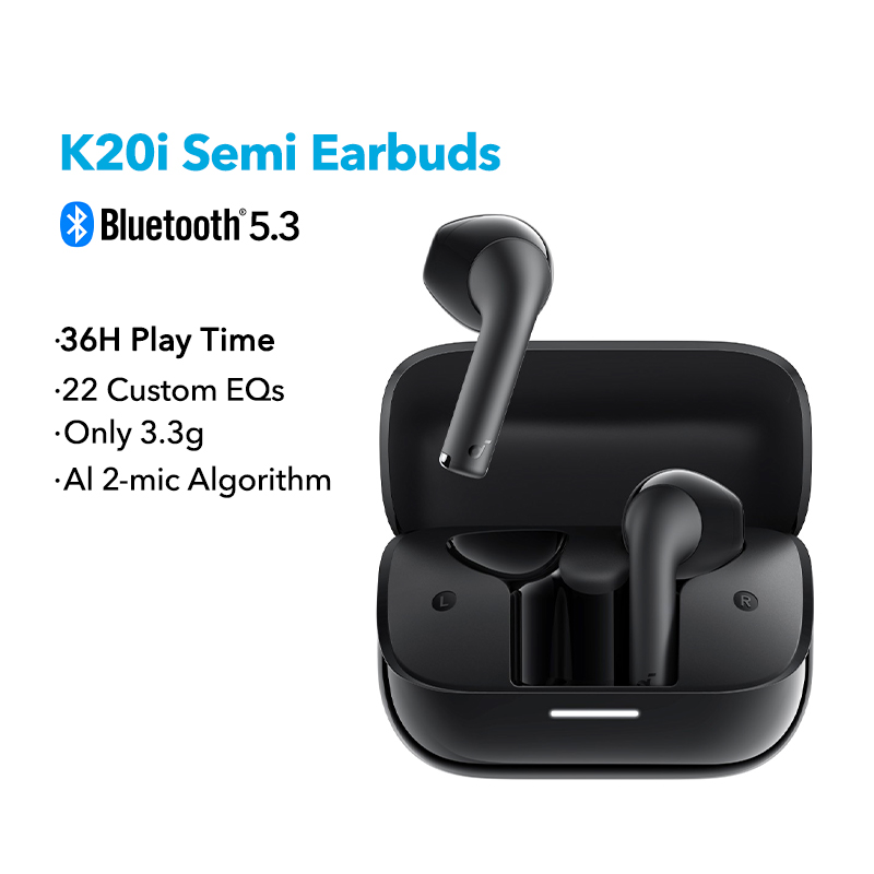 Soundcore by Anker K20i Wireless Earbuds with Mic Wireless Bluetooth 5. ...