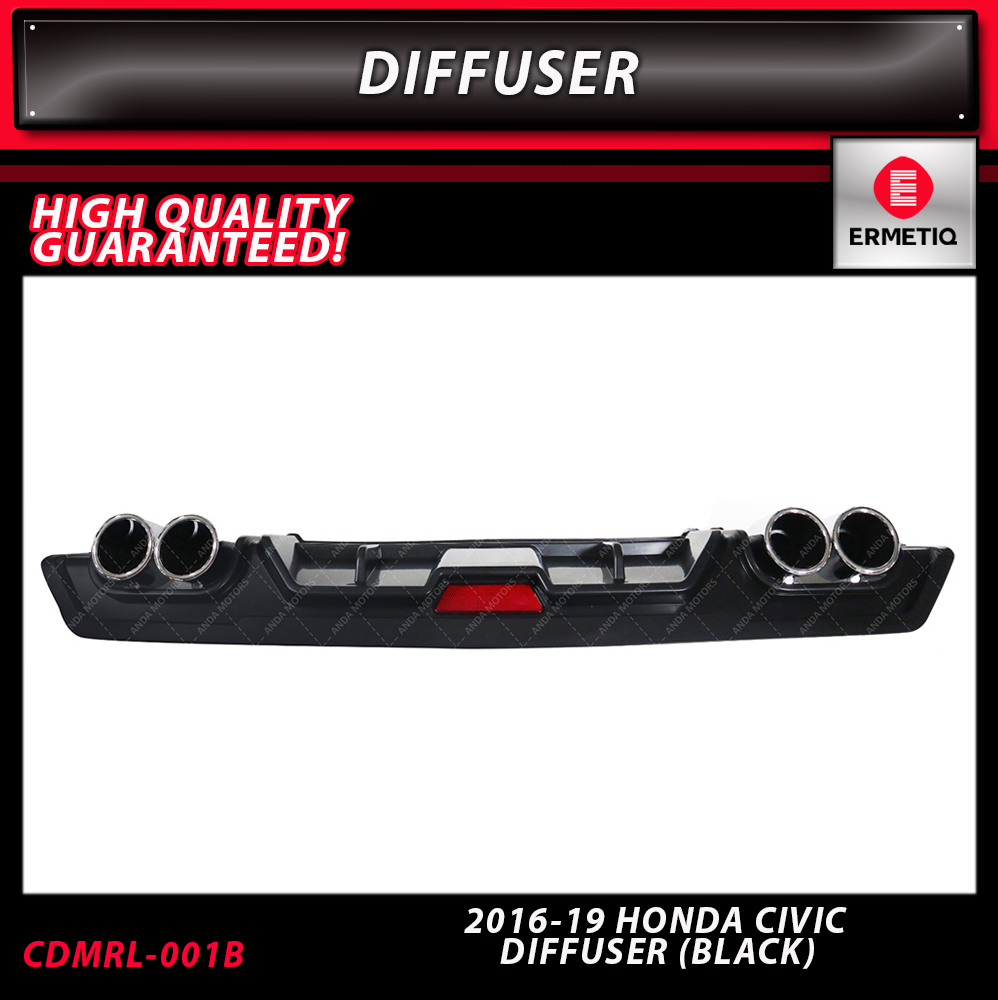 2016-2019 HONDA CIVIC DIFFUSER (BLACK) | Lazada PH