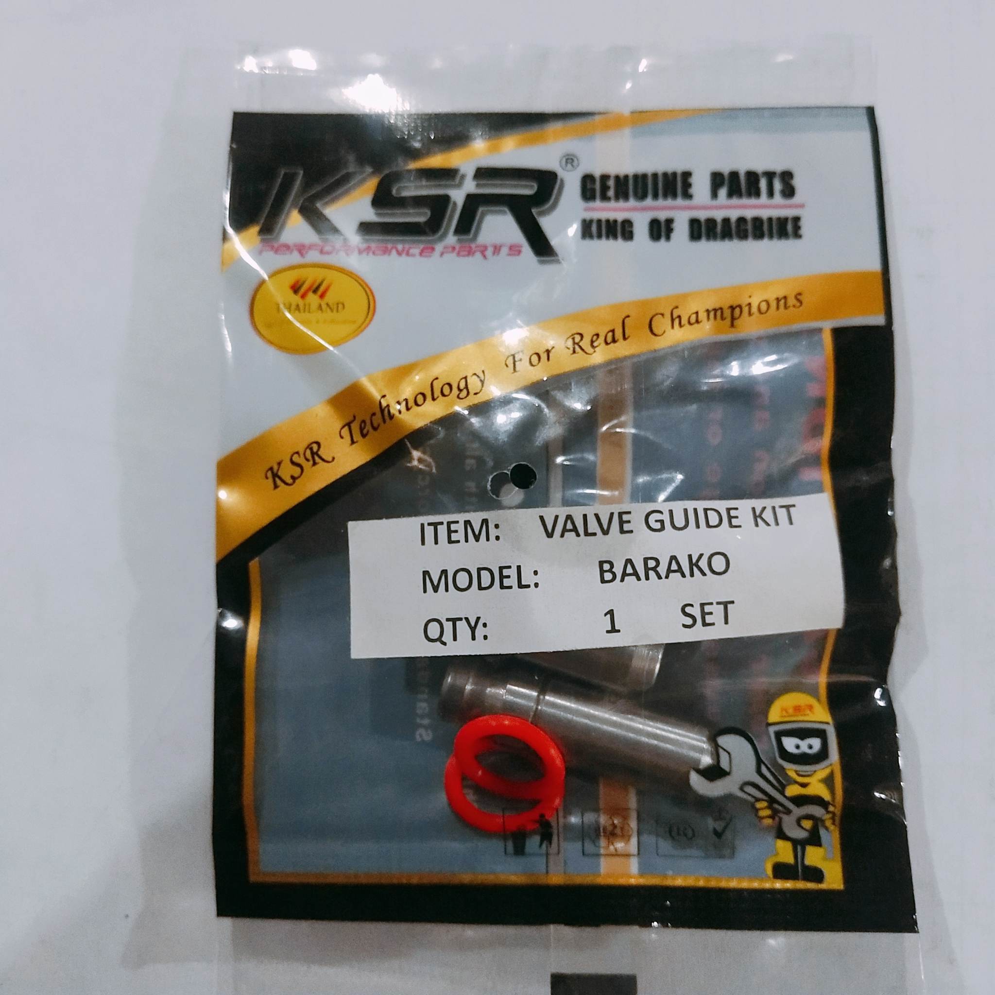 BARAKO VALVE GUIDE KIT W/ ORING KSR THAILAND BRAND | Lazada PH