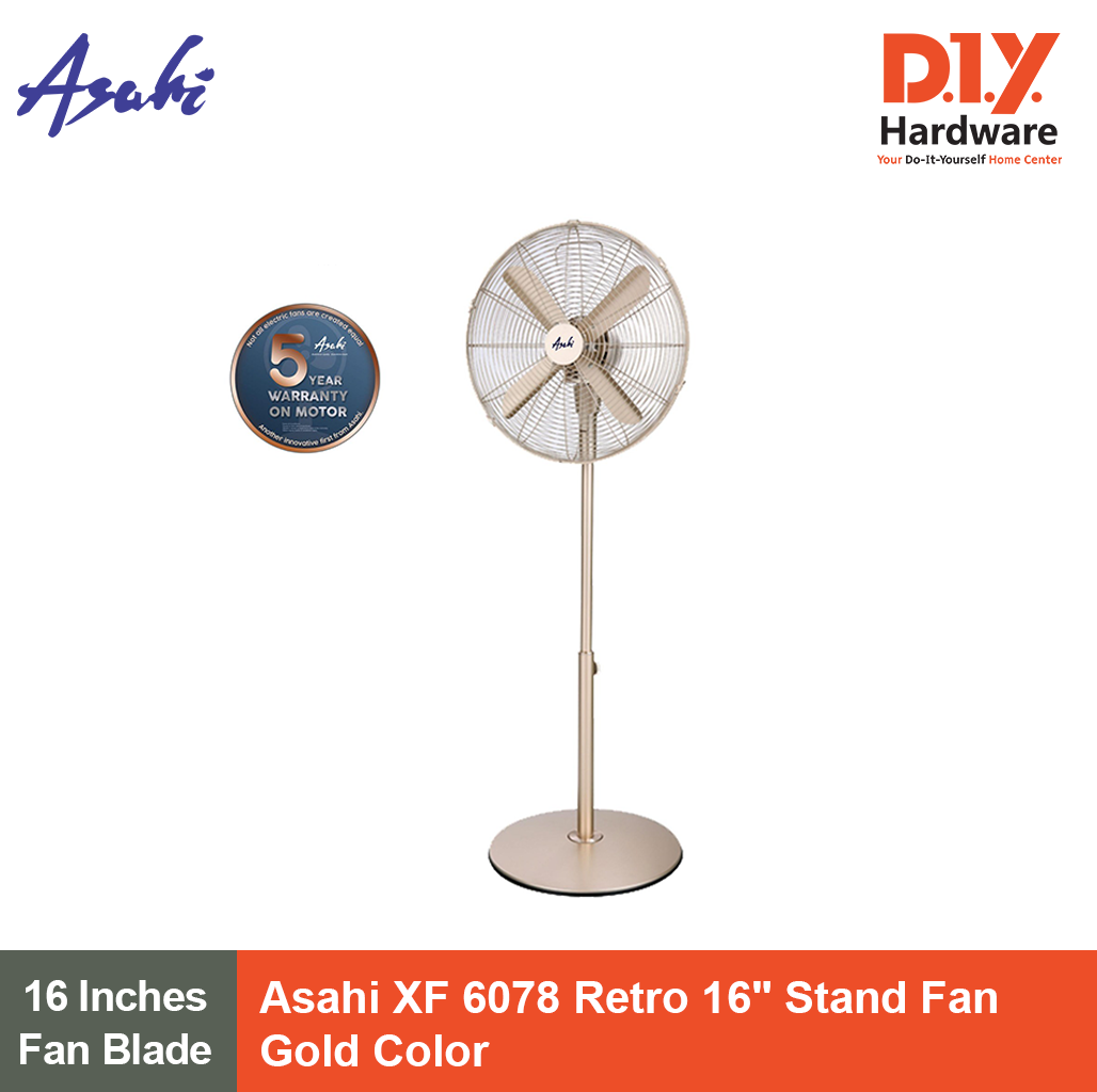 Asahi XF 6078 Retro 16 inches Stand Fan - DIYH ONLINE EXCLUSIVE | Lazada PH