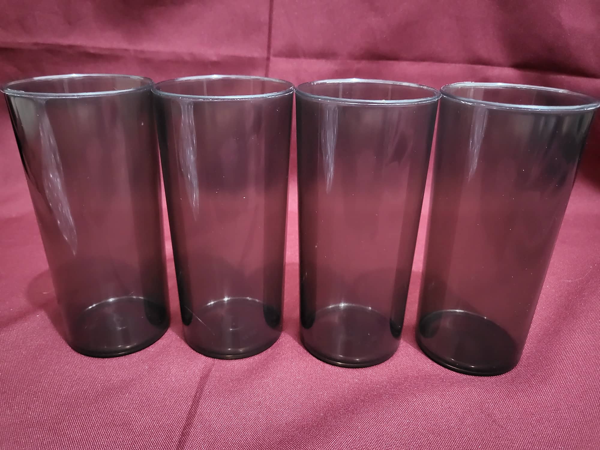 4PCS drinking glasses / baso / juice & water cup / fast food glass ...