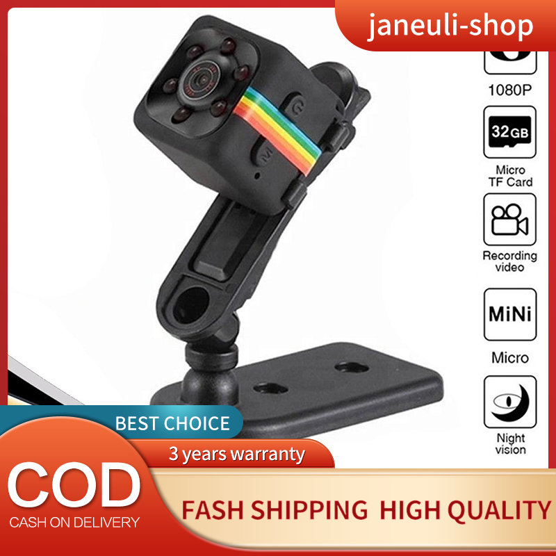 Mini SQ11 Full HD 1081P DV Sport Action Camera Car DVR Video Recorder ...