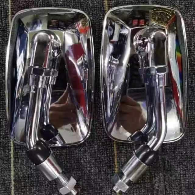 Motorcycle silver side mirror square (honda) | Lazada PH