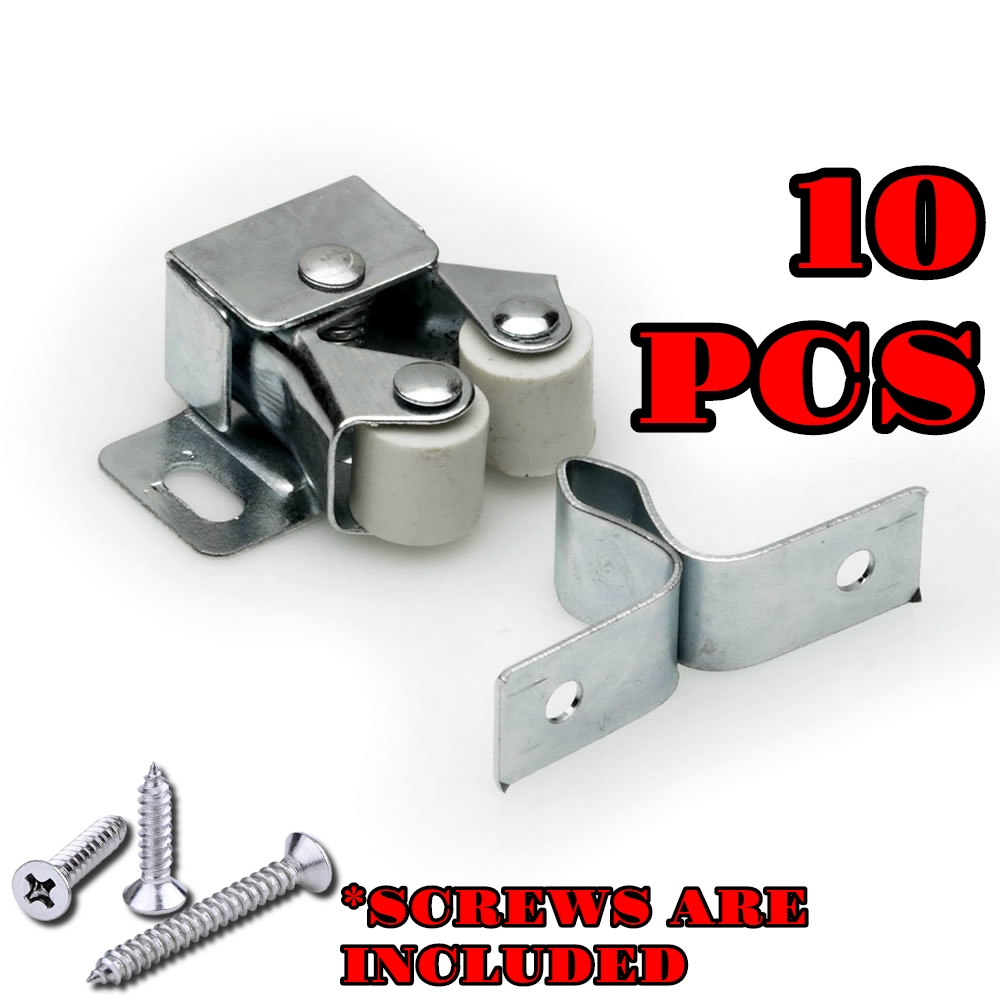10PCS Double Roller Catch Latch for Cabinet Door | Lazada PH
