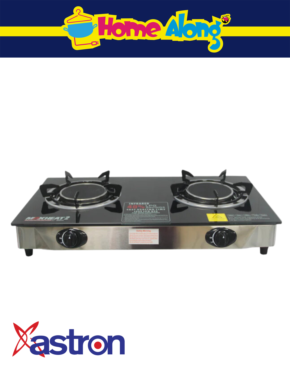GEM.MAX HEAT 2 GAS STOVE DOUBLE BURNER HEAVY DUTY | Lazada PH