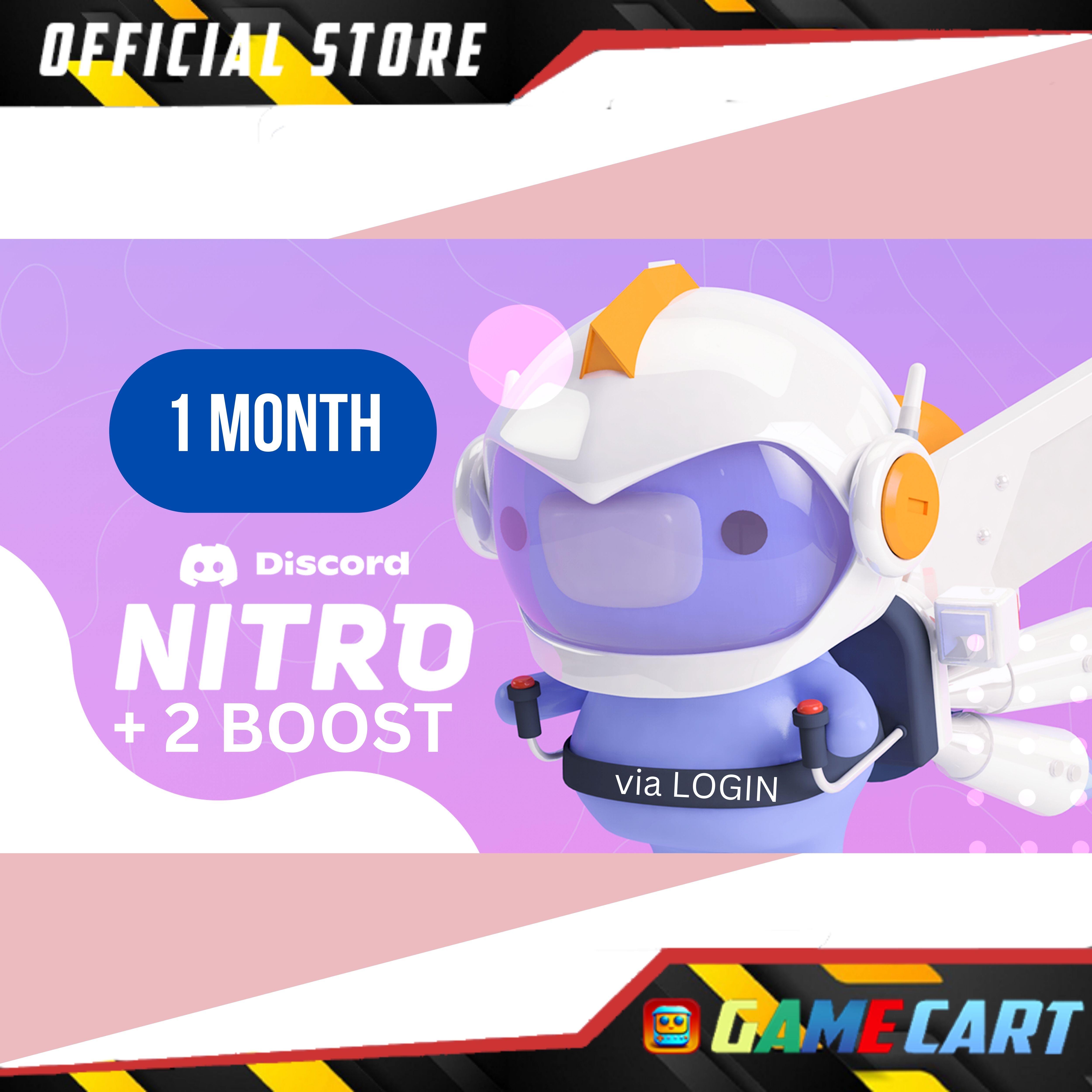 Game Cart | Discord Nitro 12 Months Boost Digital Gift Card | Lazada PH