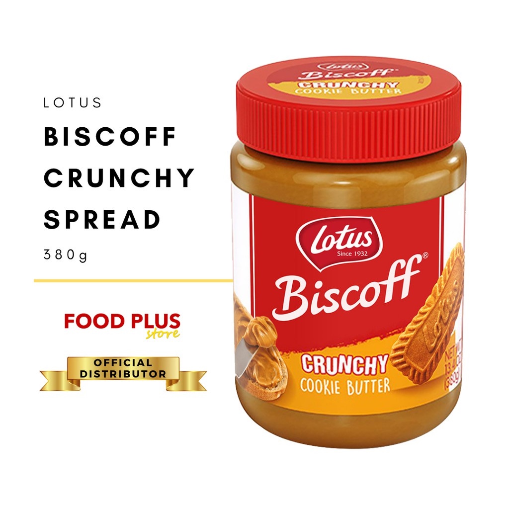 Lotus Biscoff Crunchy Speculoos Cookie Butter Spread (380g) | Lazada PH