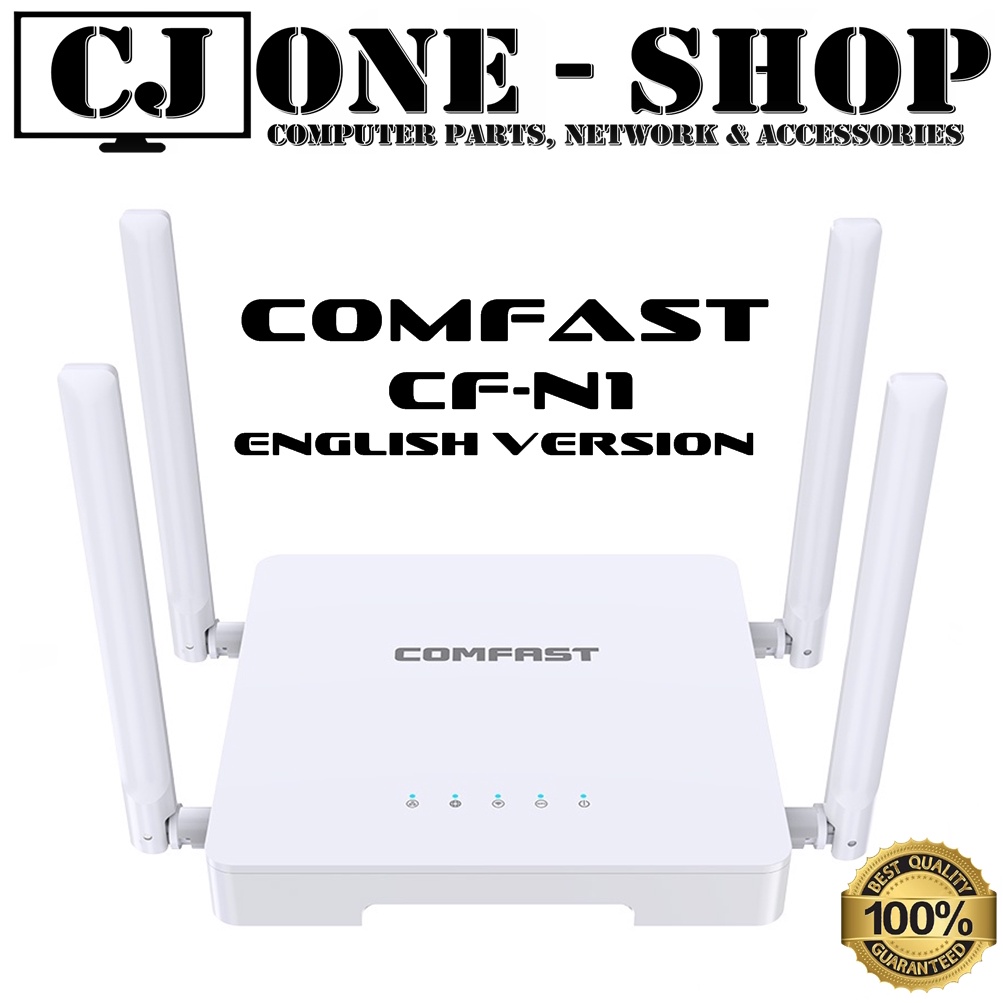 COMFAST CF-N1 INDOOR Router 4*5dBi Omnidirectional Antennas 2.4GHz ...