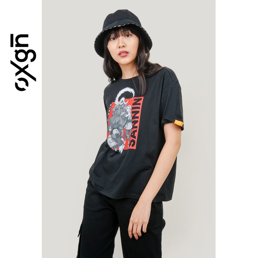 OXGN Ladies' Naruto Shippuden Sannin Oversized Fit Tee With Special ...