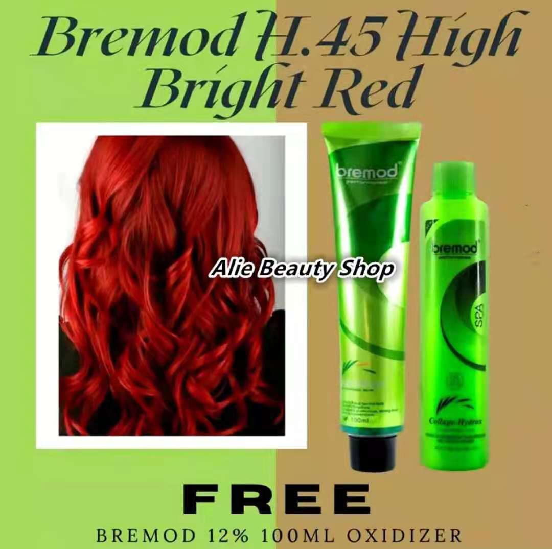 Bremod H.45 + Bremod 12% 100ml Oxidizer FREE - High Bright Red Bremod ...