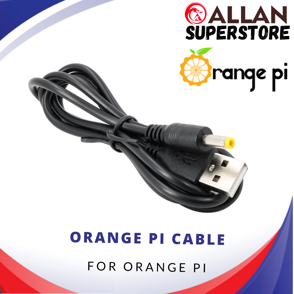 Allan Superstore Orange Pi USB to DC 4.0MM - 1.7MM Power Cable for ...
