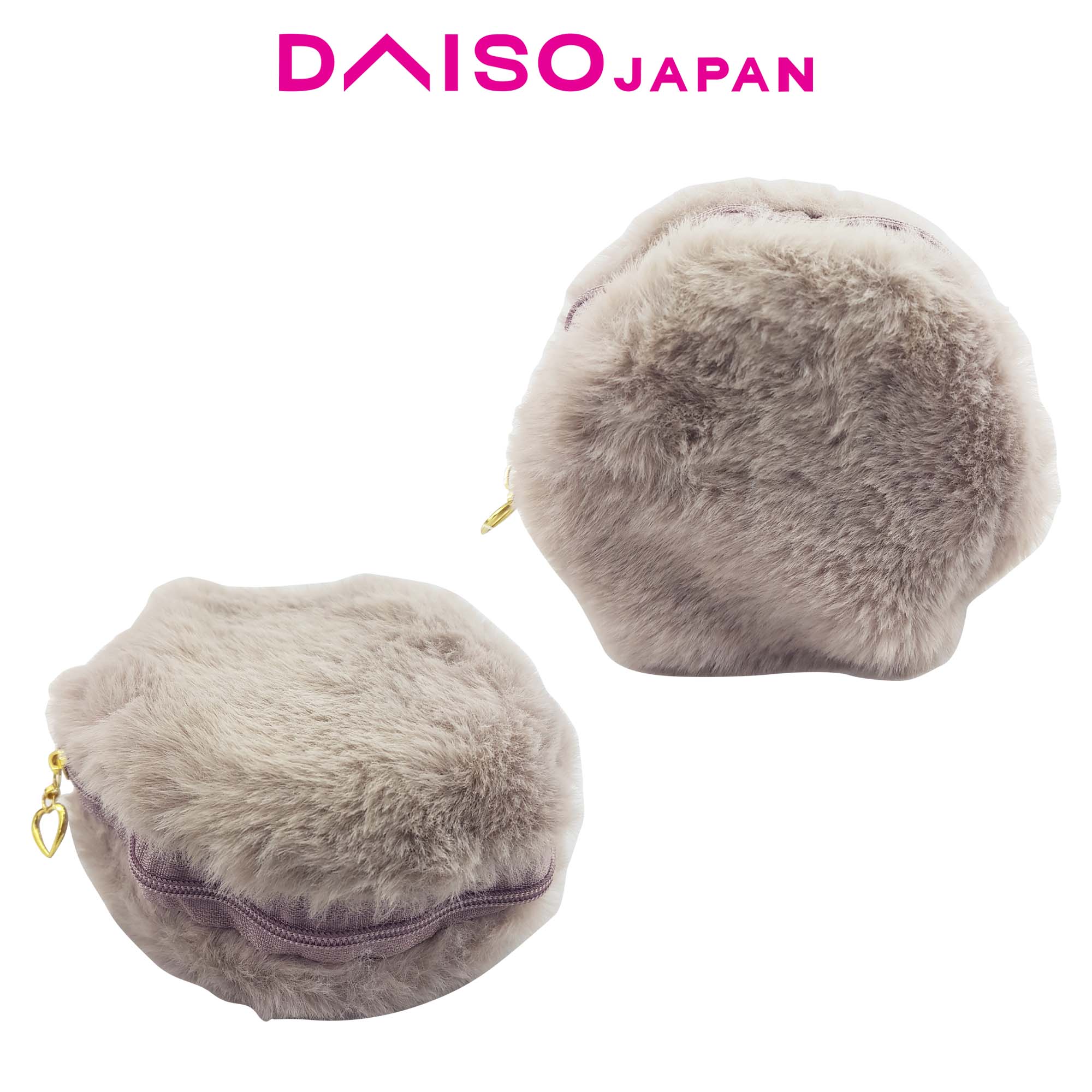 Daiso Eco-Fur Round Pouch | Lazada PH