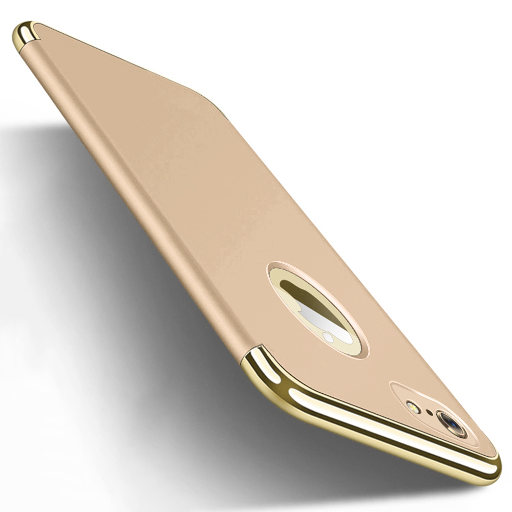 iPhone SE 2020 กรณี, RUILEAN 3 in 1 Combination Electroplate Frame Hard ...