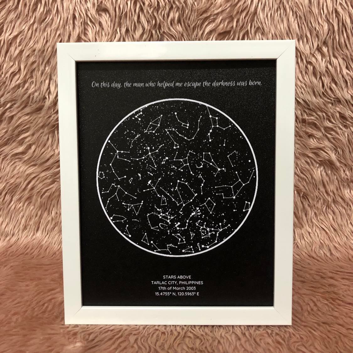 Customized Star Map 8R (Wall design/Photo Frames) | Lazada PH