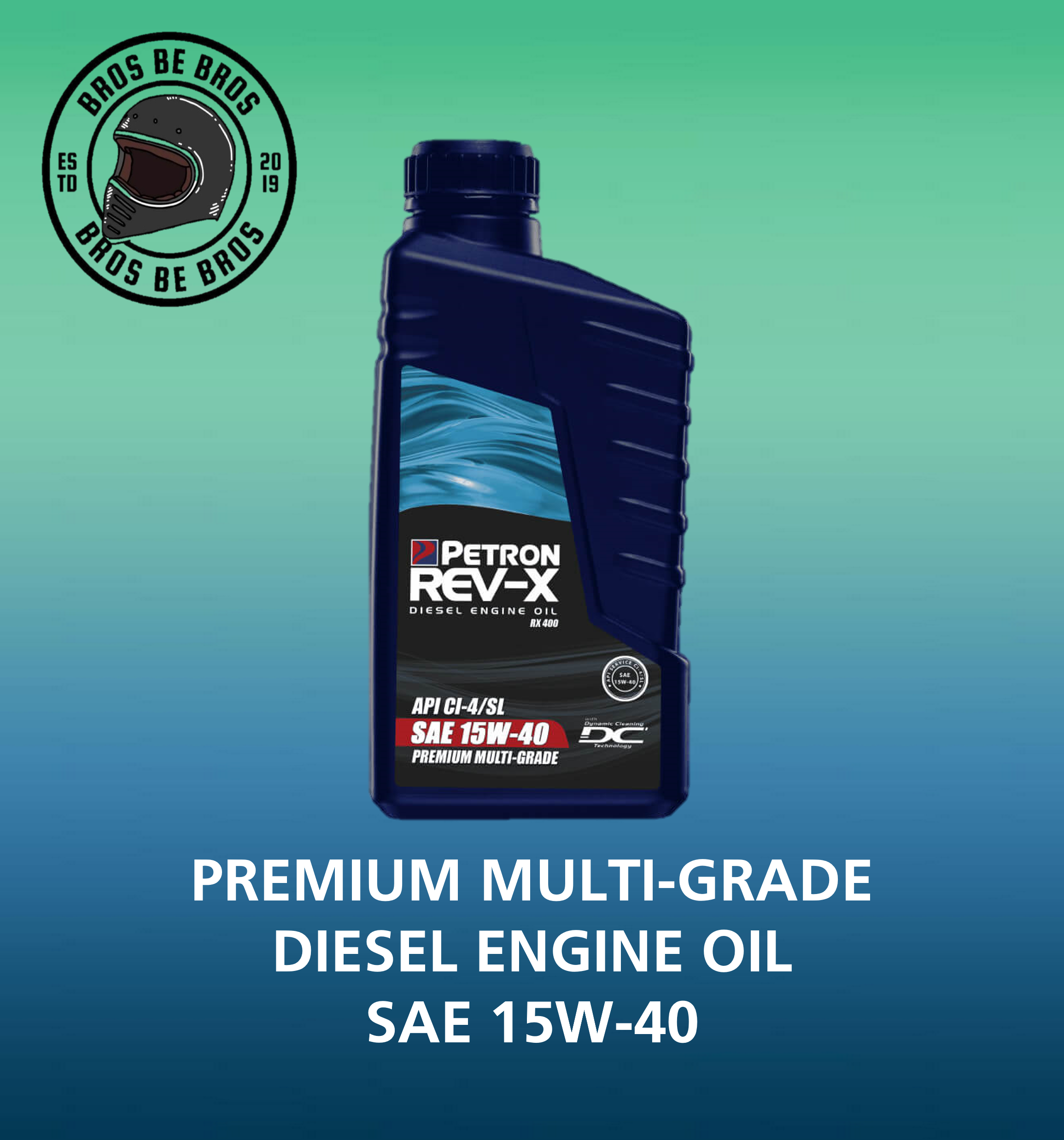 Petron Rev-X RX400 Premium Multi-Grade Diesel Engine Oil SAE 15W-40 (1 ...