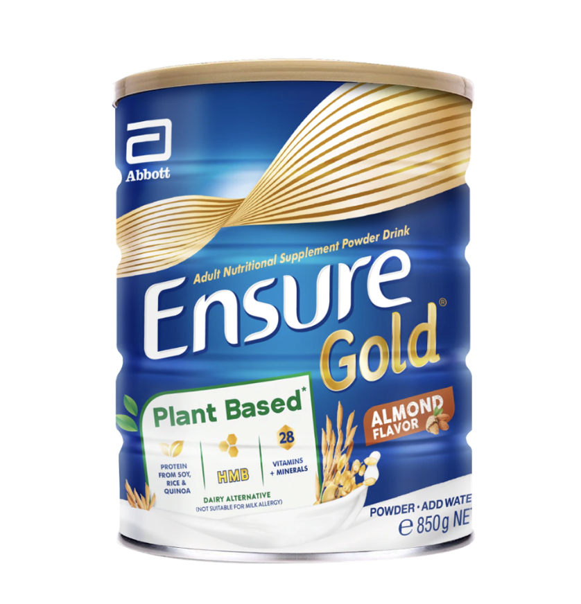 Ensure Gold HMB Plant Based Almond Flavor 850g - Expiry April 26, 2023 ...