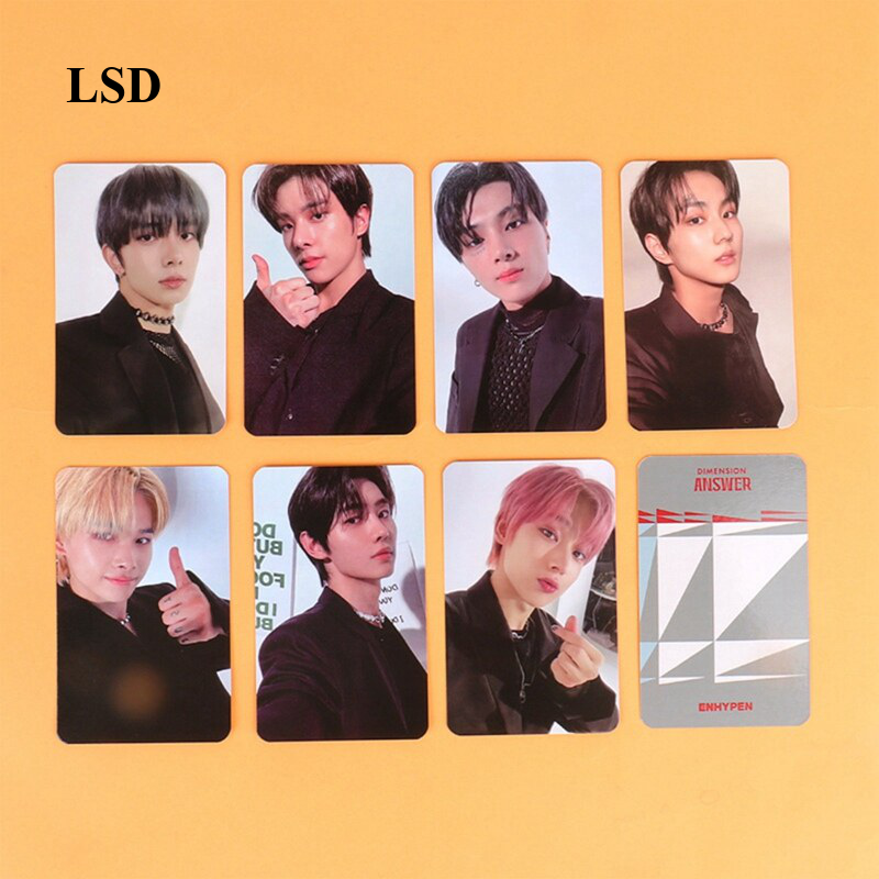 4/7Pcs/set Kpop ENHYPEN Photocards Dimension：Answer Lomo Cards Heeseung ...