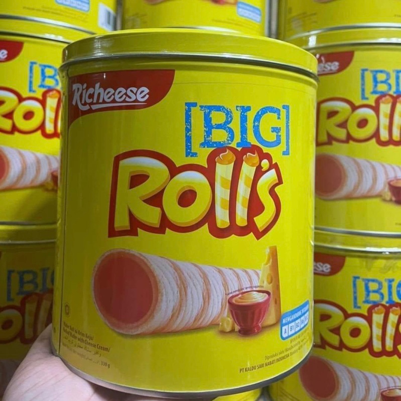Richeese Big Rolls 330g Cheese Stix Choco Sticks Chocolate Wafer ...