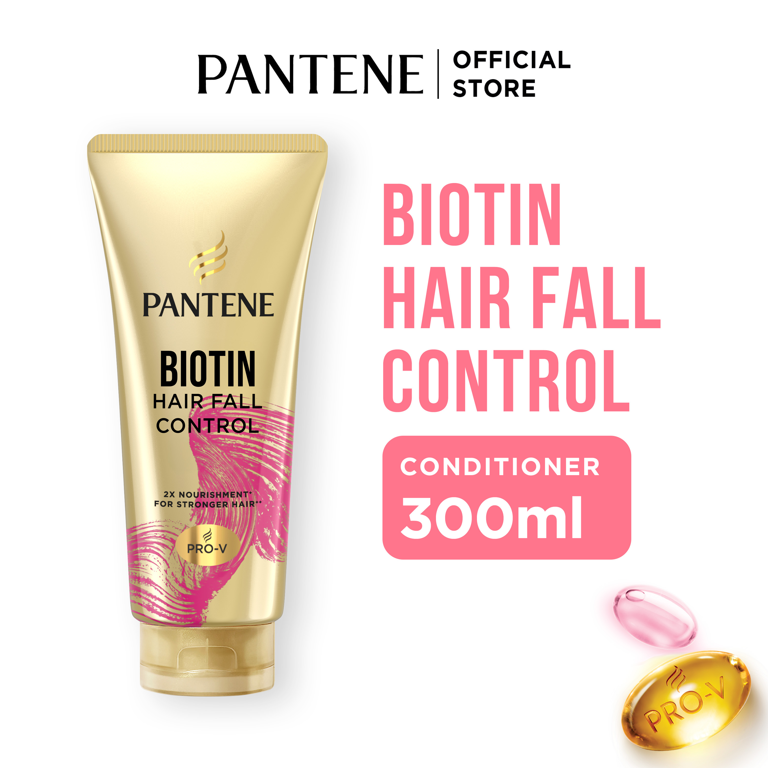 Pantene 3 Minute Miracle Conditioner Hair Fall Control Biotin Strength ...