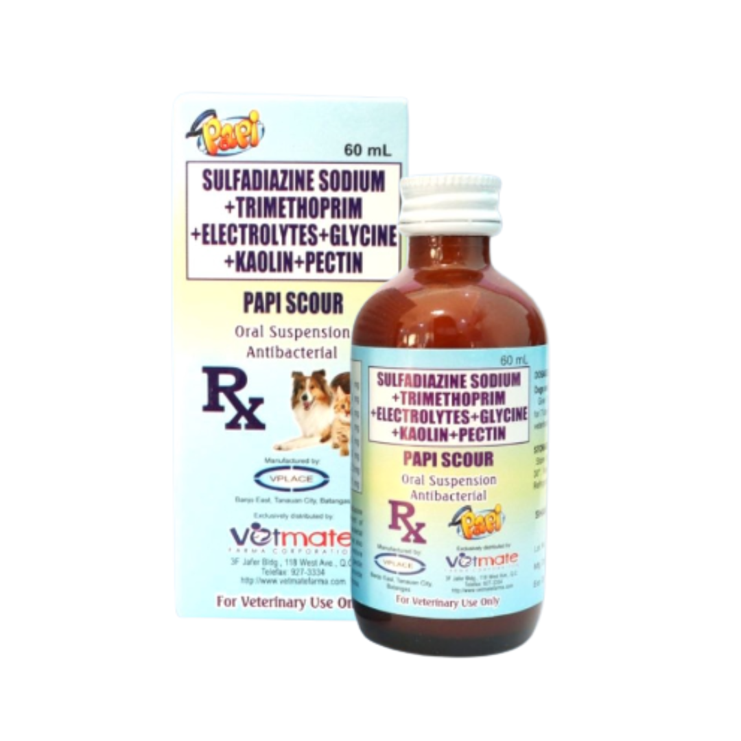 Anti Diarhea Anti Bacterial for Dogs and Cats - LC SCOUR 60ml or PAPI ...