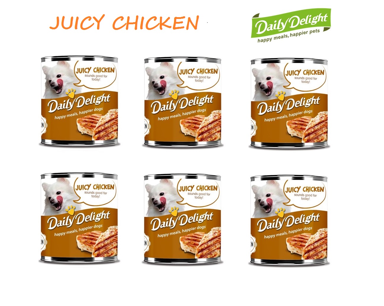 Daily Delight Premium Dog Food 375G ( 6 Cans ) | Lazada PH
