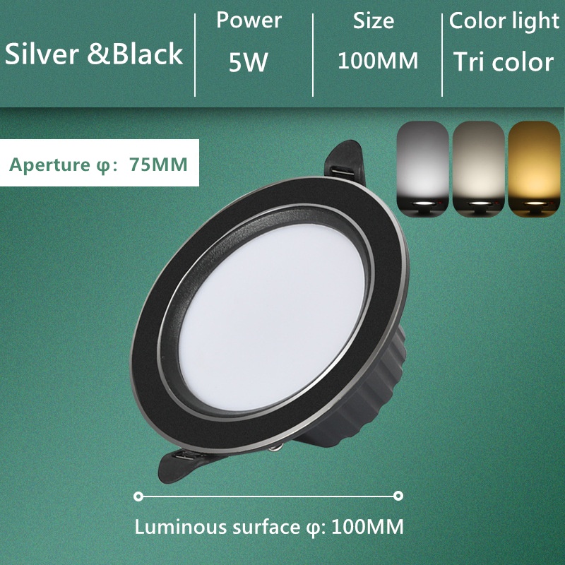 【BUY1TAKE1】5W Tricolor 2.5 Inch LED Pin Light Ceiling Light LED Down ...