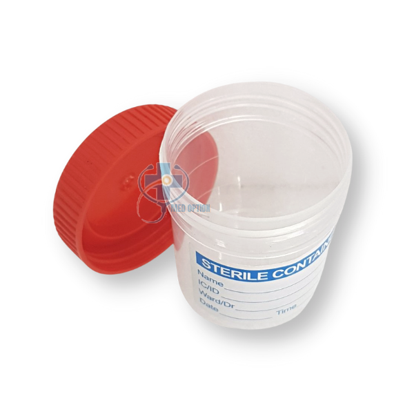 Specimen Bottle 60 ml STERILE / 60ml Sterile Container PP Mat ...