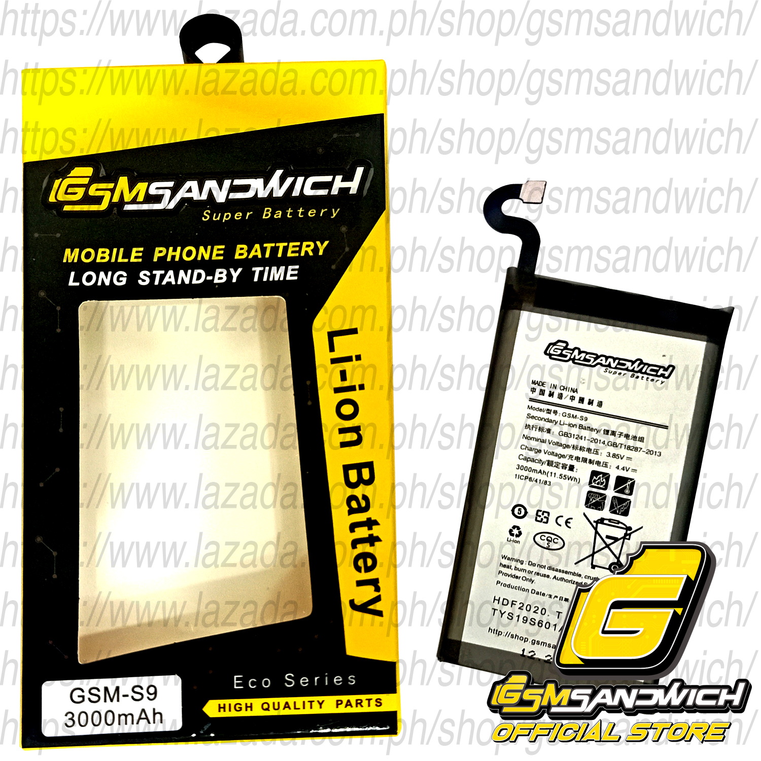 GSMSANDWICH Super Battery SAMSUNG S9 | Lazada PH