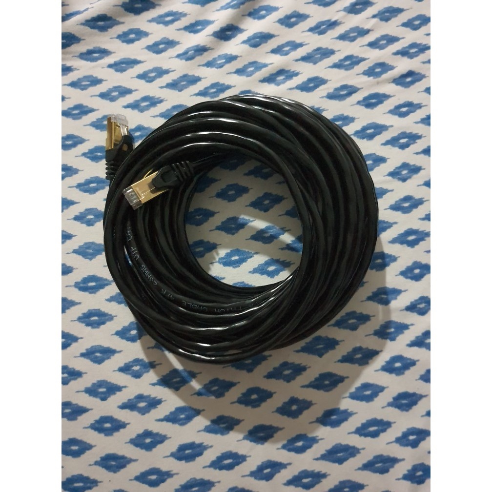【Discount】10m 15m 20m 30m 40m 50M 1000Mbps Ethernet cable Cat6 outdoor ...