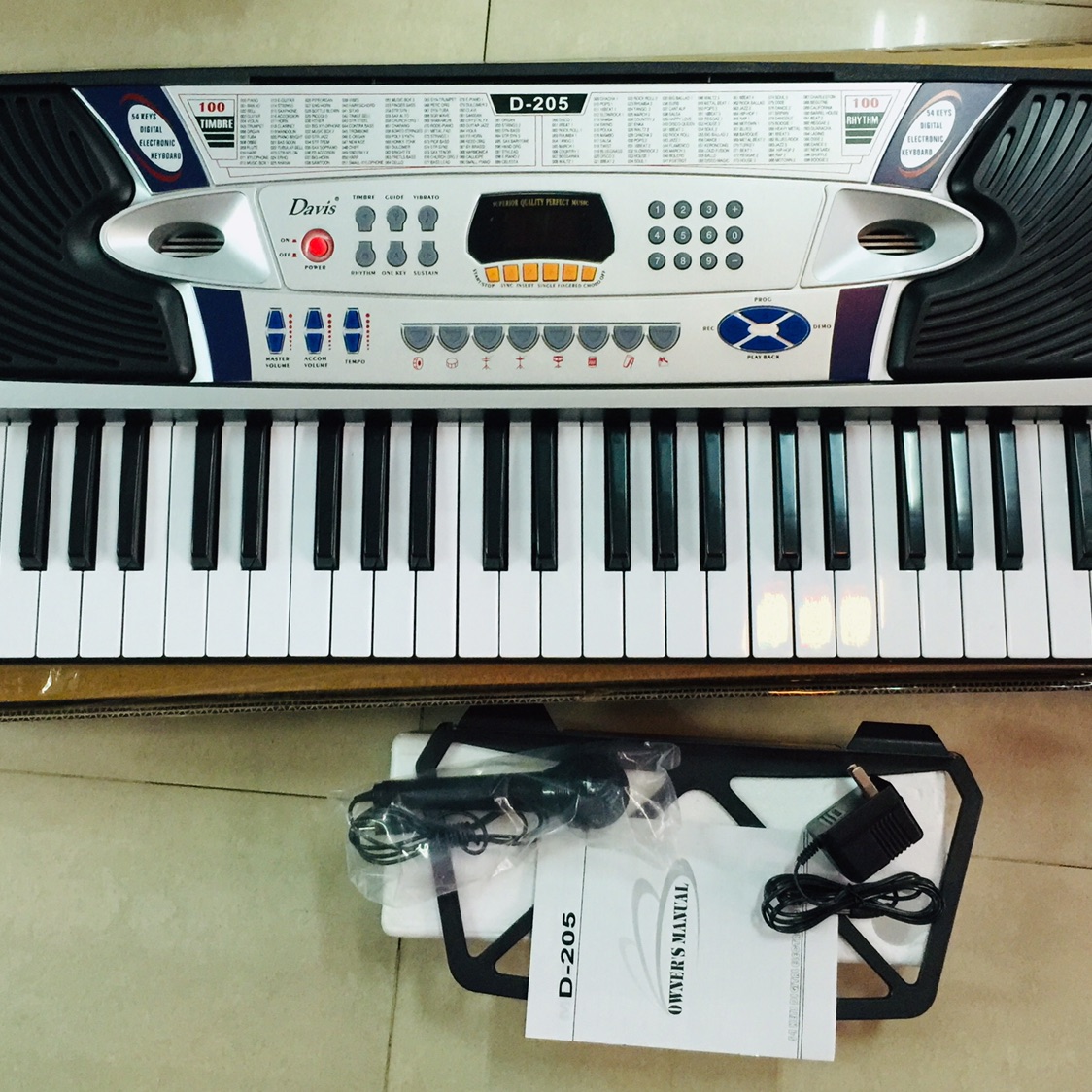 DAVIS D205 DIGITAL ELECTRONIC KEYBOARD | Lazada PH