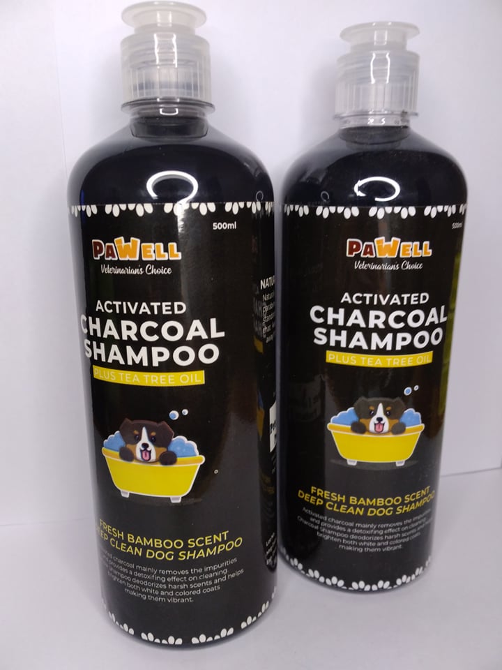 [CL REYES AGRIVET] PAWELL CHARCOAL SHAMPOO / SHAMPOO PARA SA ASO ...