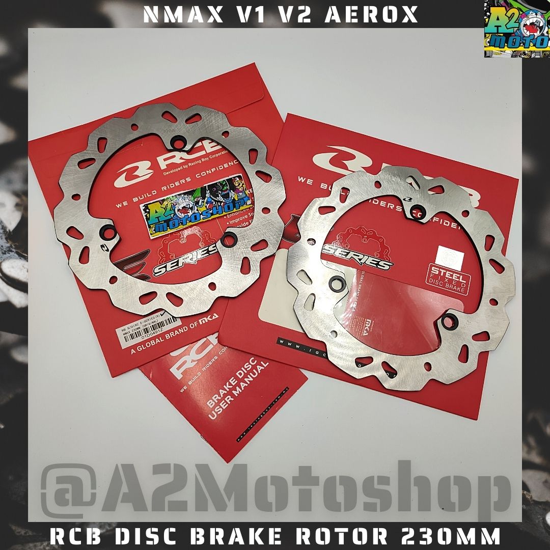 RCB Disc Rotor Nmax V2 V1 Aerox Front and Rear Brake E Series | Lazada PH