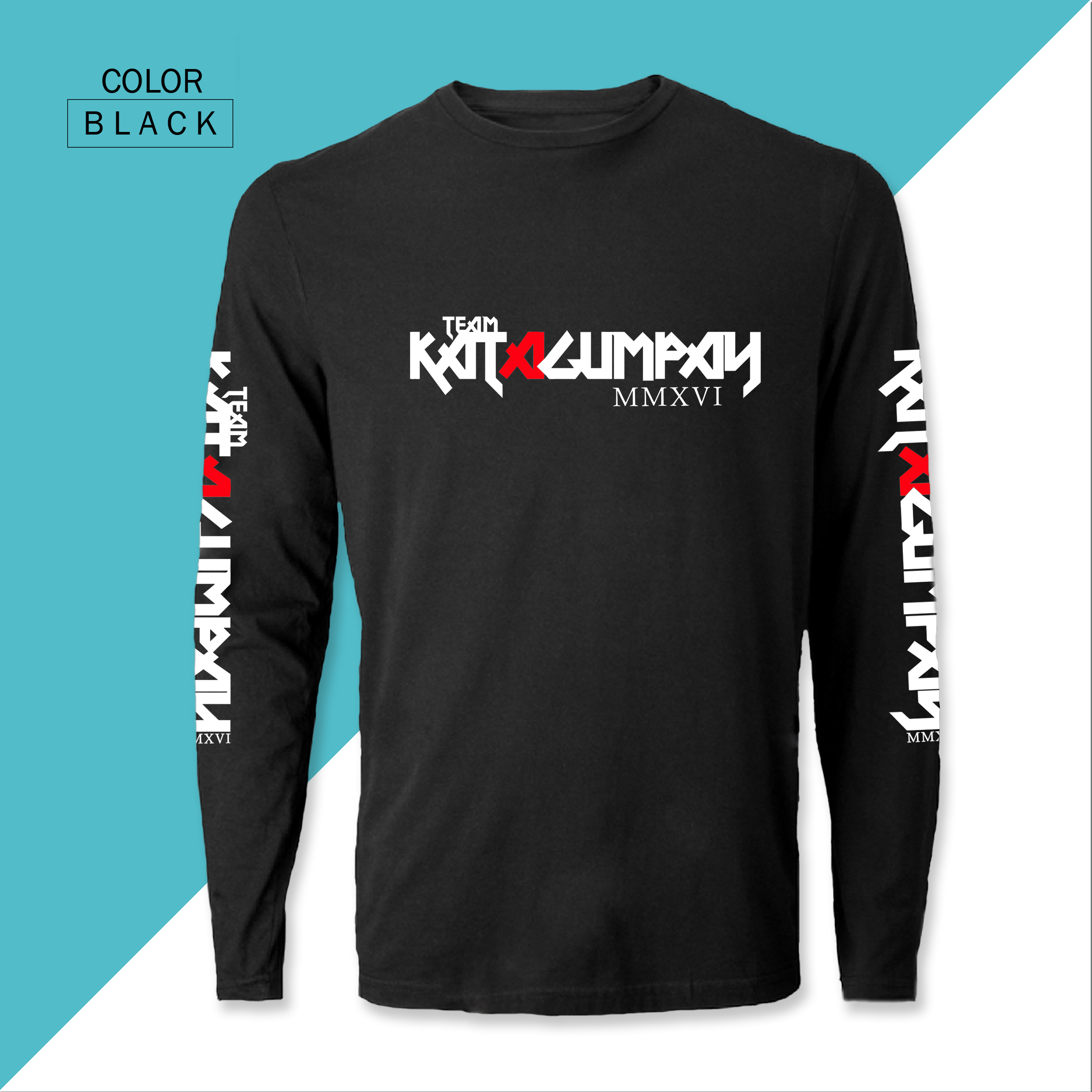 Team Katagumpay Jay Tv High Quality Long Sleeve (MOT12) W/ FREE STICKER ...
