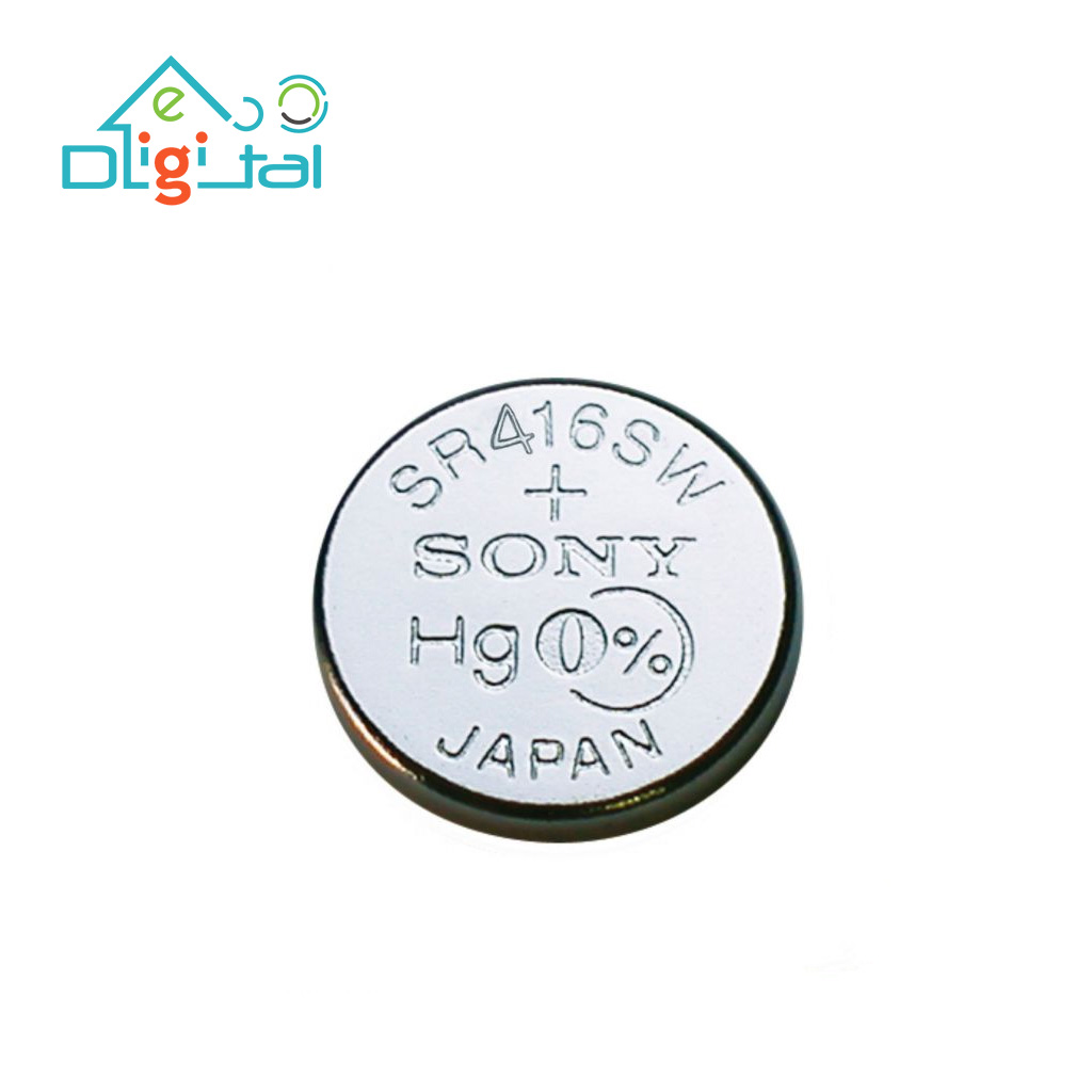 EcoDigital Original Sony 337 SR416SW Battery 3V Lithium Button Coin ...